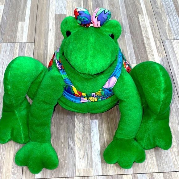 Applause | Toys | Applause Plush Stuffed Animal Floral Frog In Bikini ...